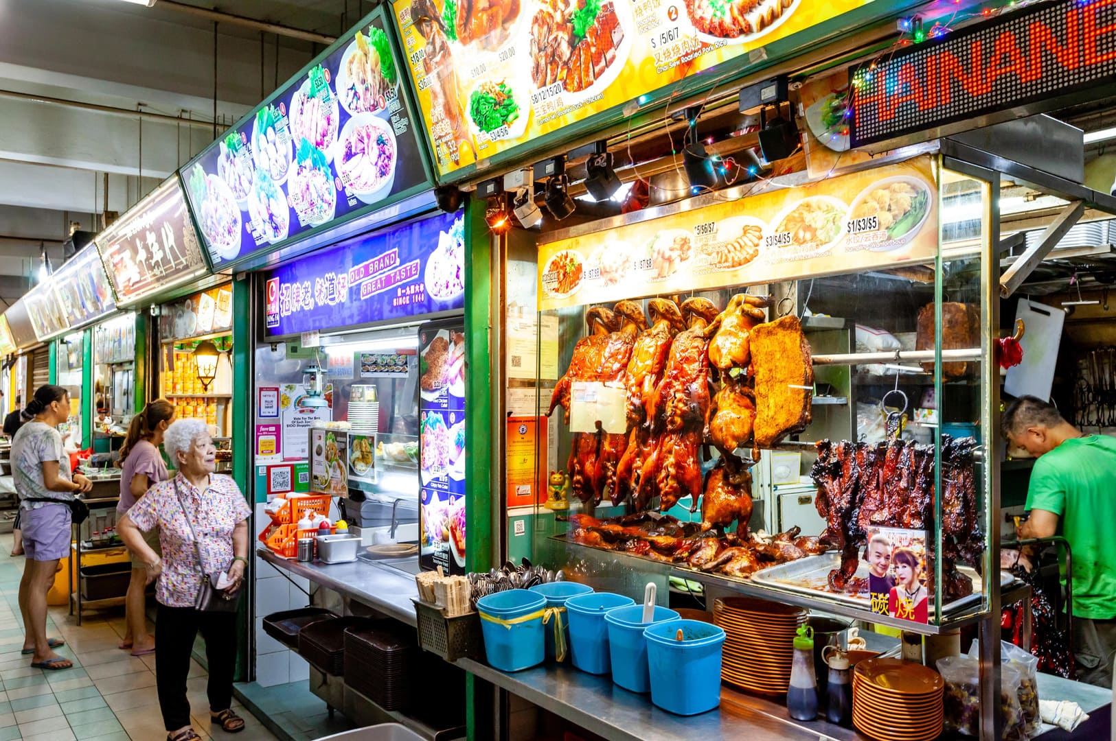What Christmas Feels Like at a Hawker Centre in Singapore
